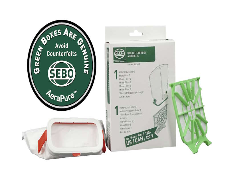 SEBO Airbelt E Microfilter Box Set | eVacuumStore.com