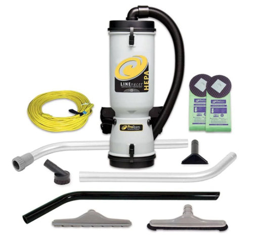 ProTeam LineVacer HEPA 10-quart Backpack Vacuum with Remediation Tool ...